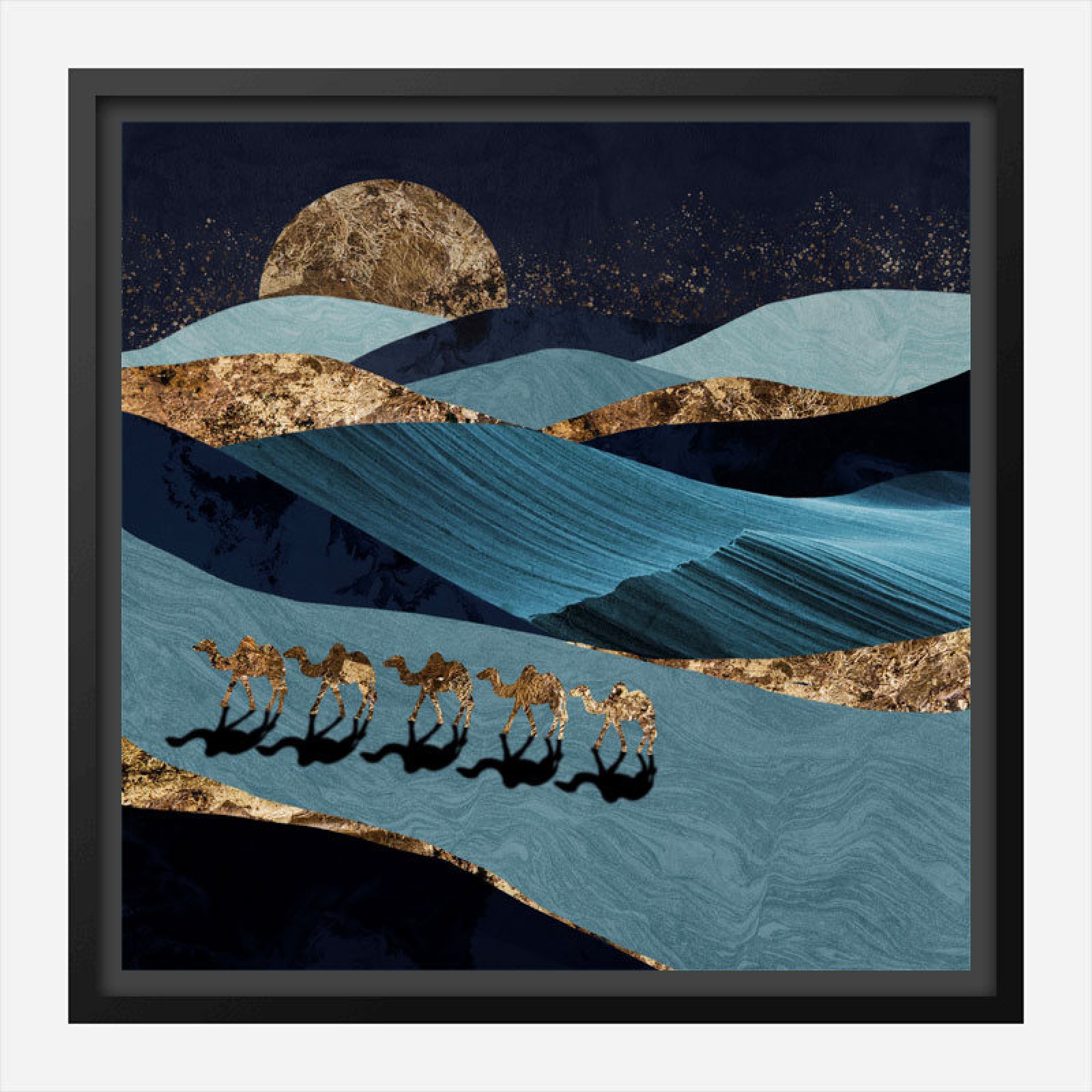 Sahara Abstract Art Print