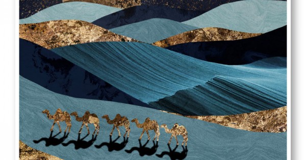 Sahara Abstract Art Print