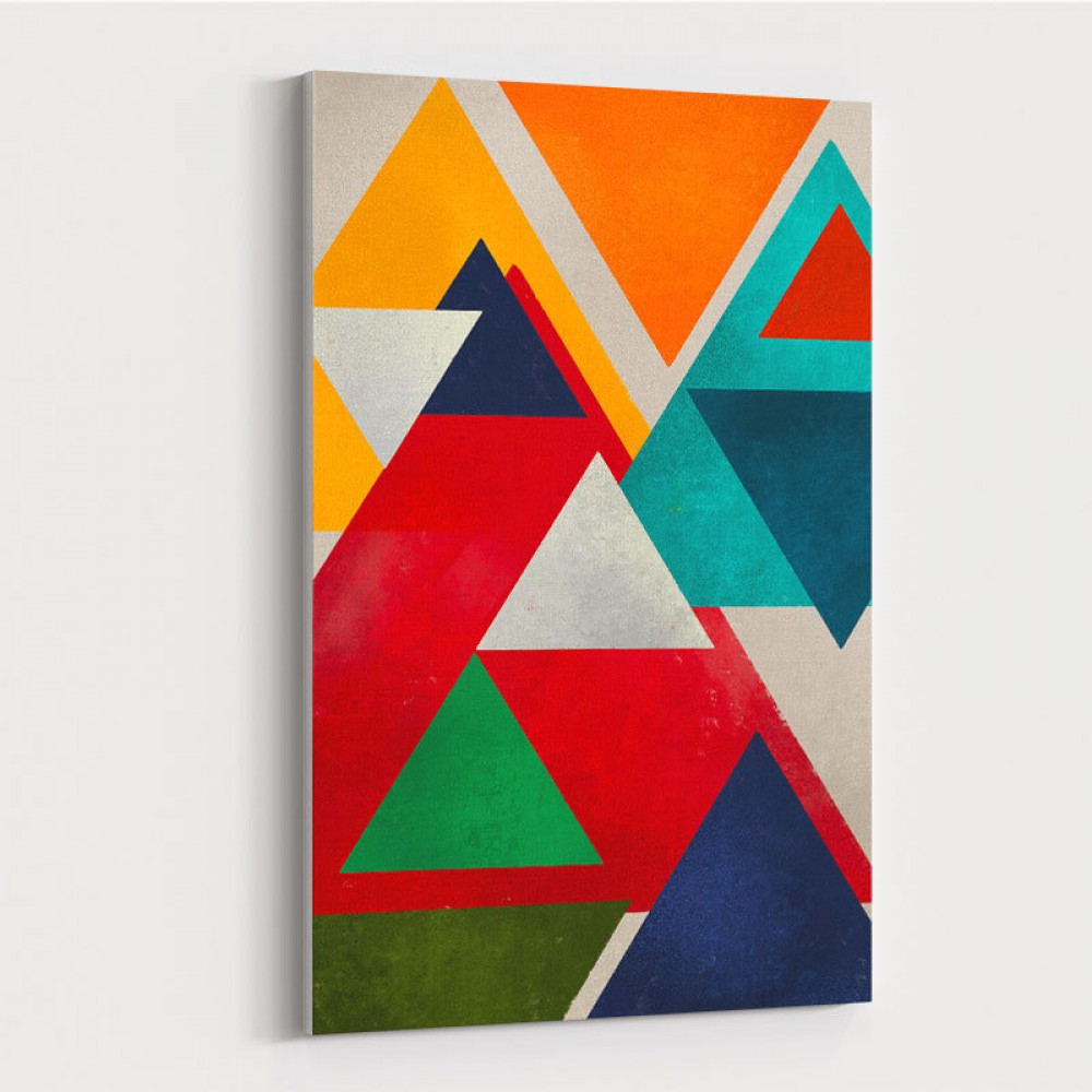 Triangles Abstract Art Print