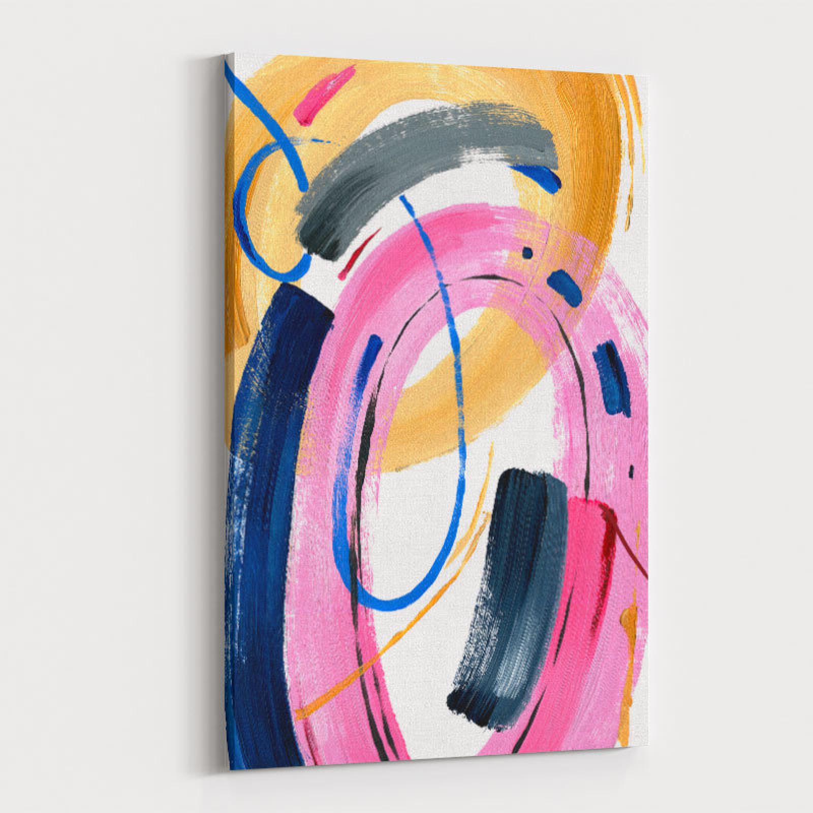 Color Circles Abstract Art Print