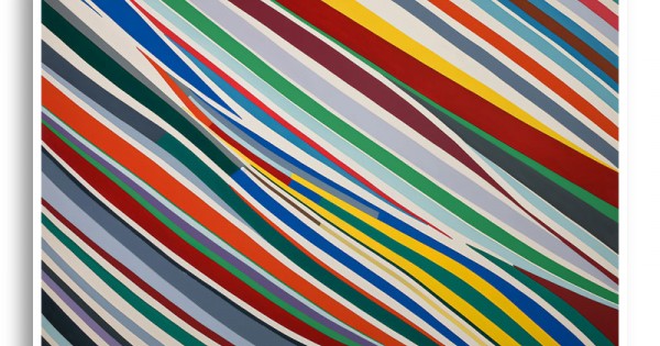 Lines Of Color 2 Abstract Art Print