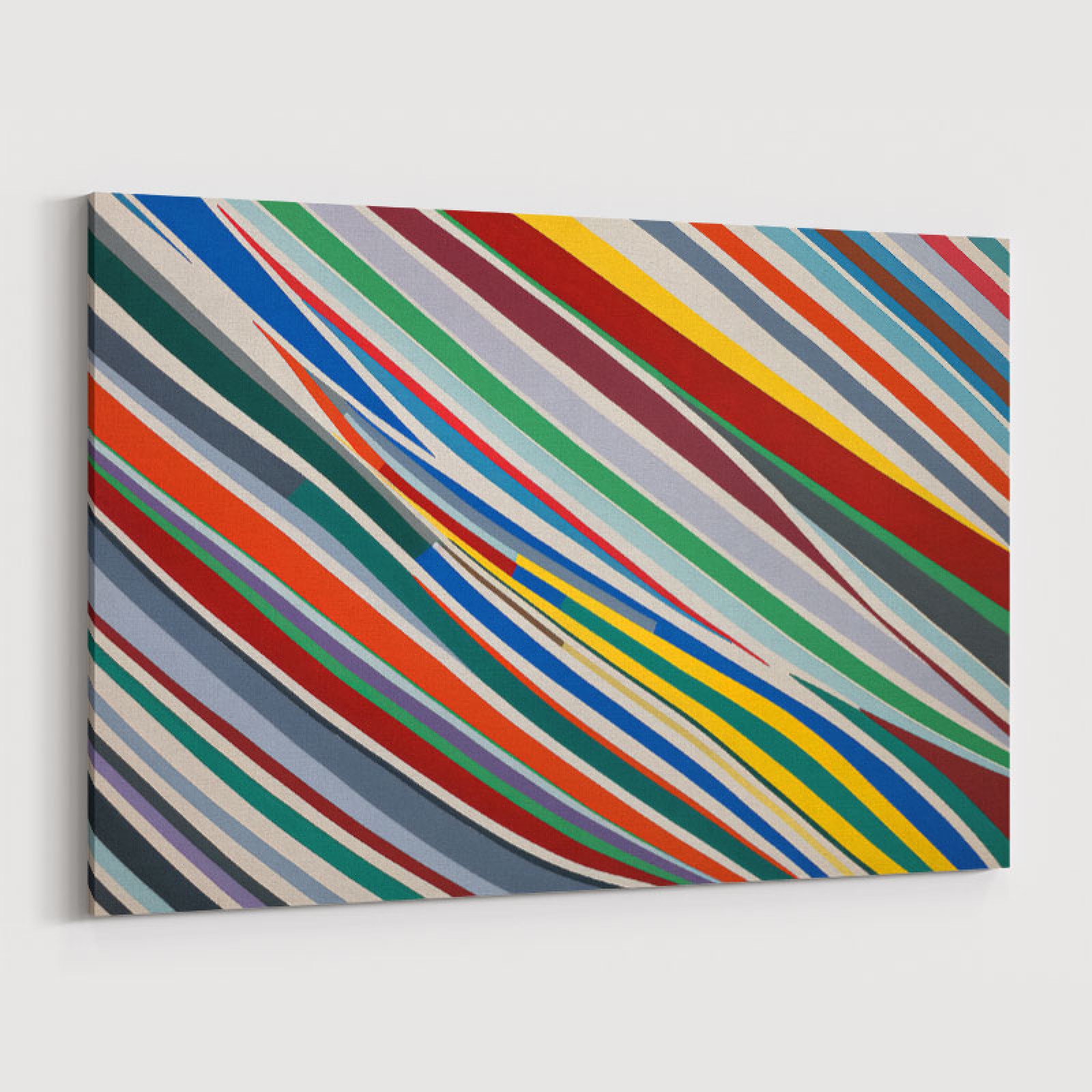Lines Of Color 2 Abstract Art Print