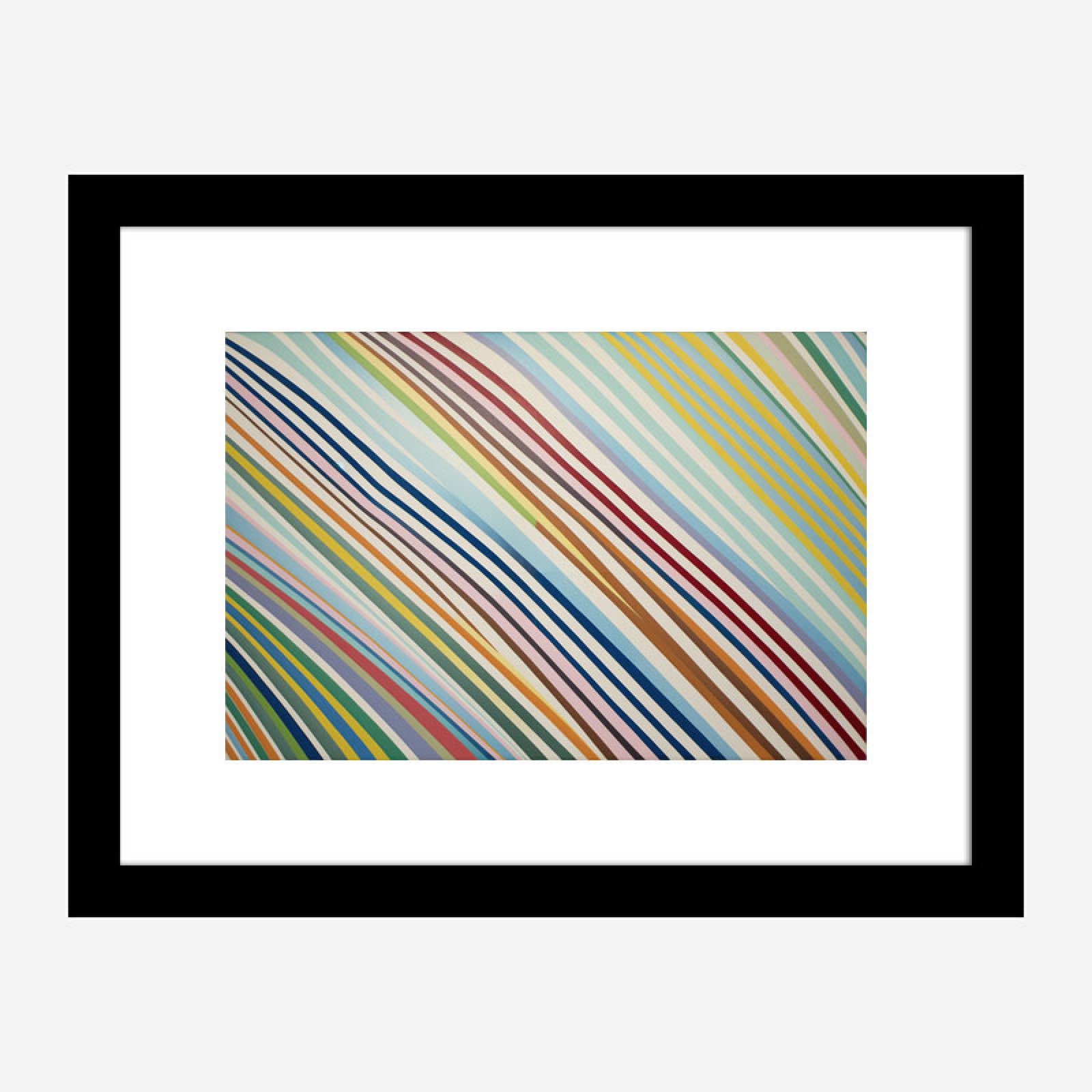 Lines Of Color 4 Abstract Art Print