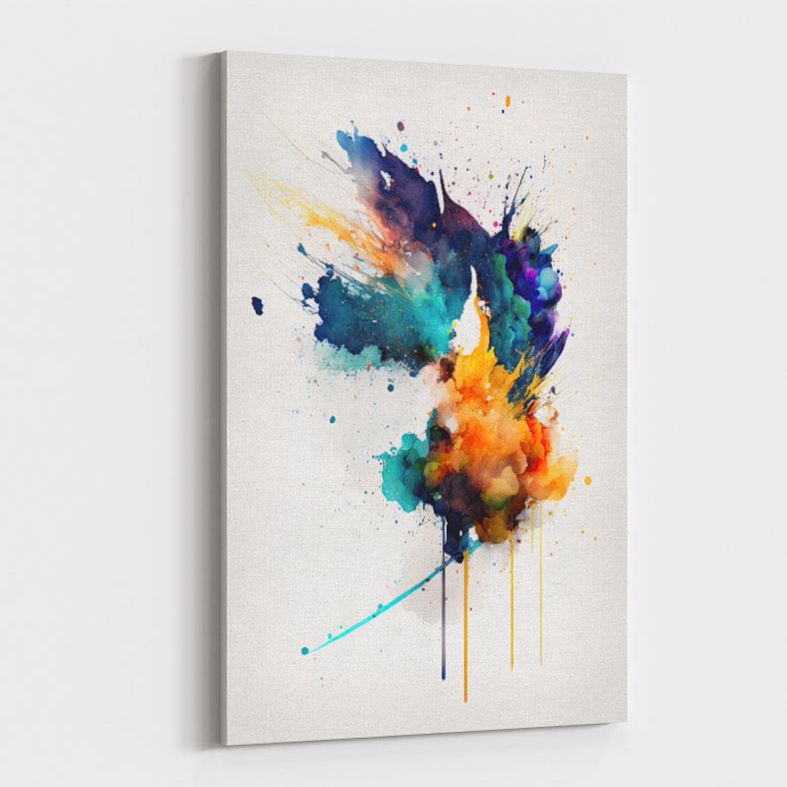 Ink Splash Abstract 1 Art Print