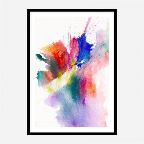 Ink Splash Abstract 22 Art Print