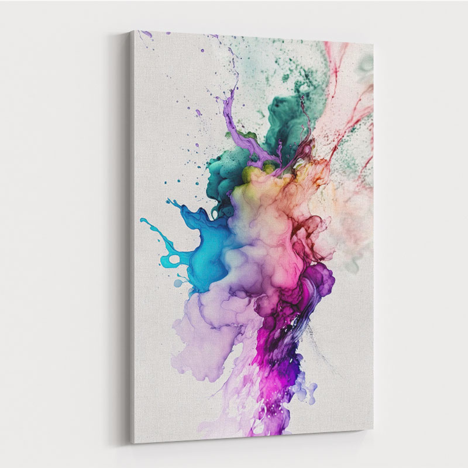 Ink Splash Abstract 17 Art Print