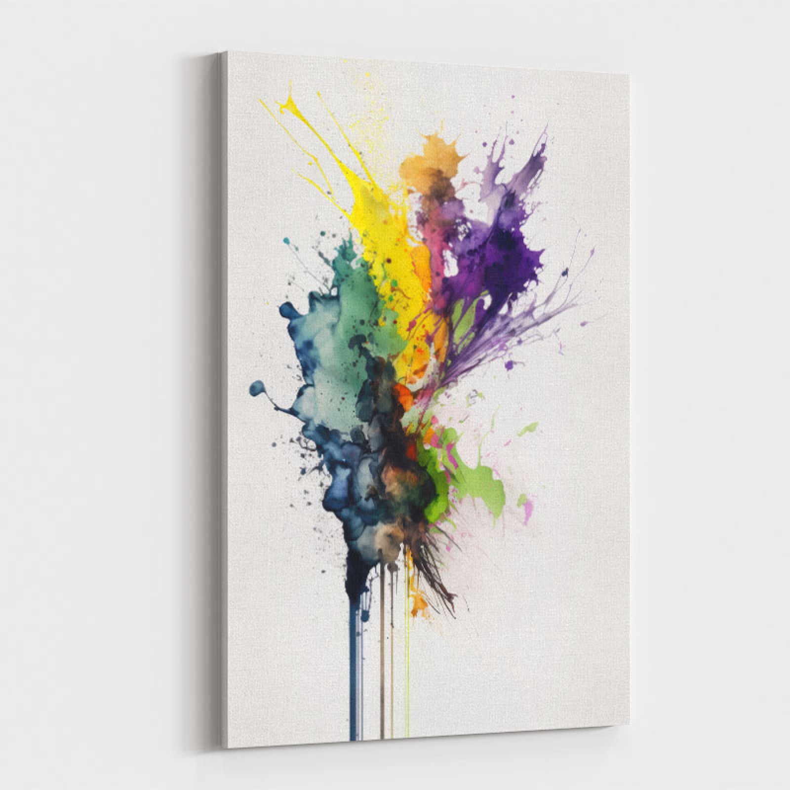 Ink Splash Abstract 22 Art Print