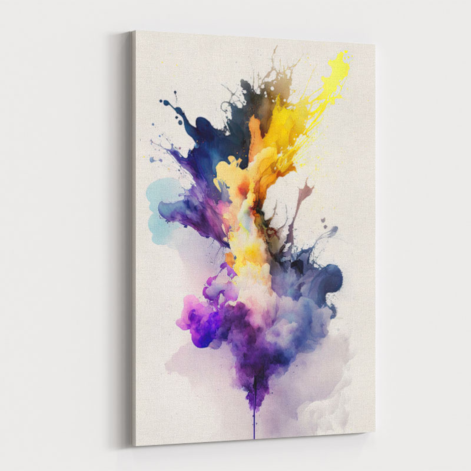 Ink Splash Abstract 27 Art Print