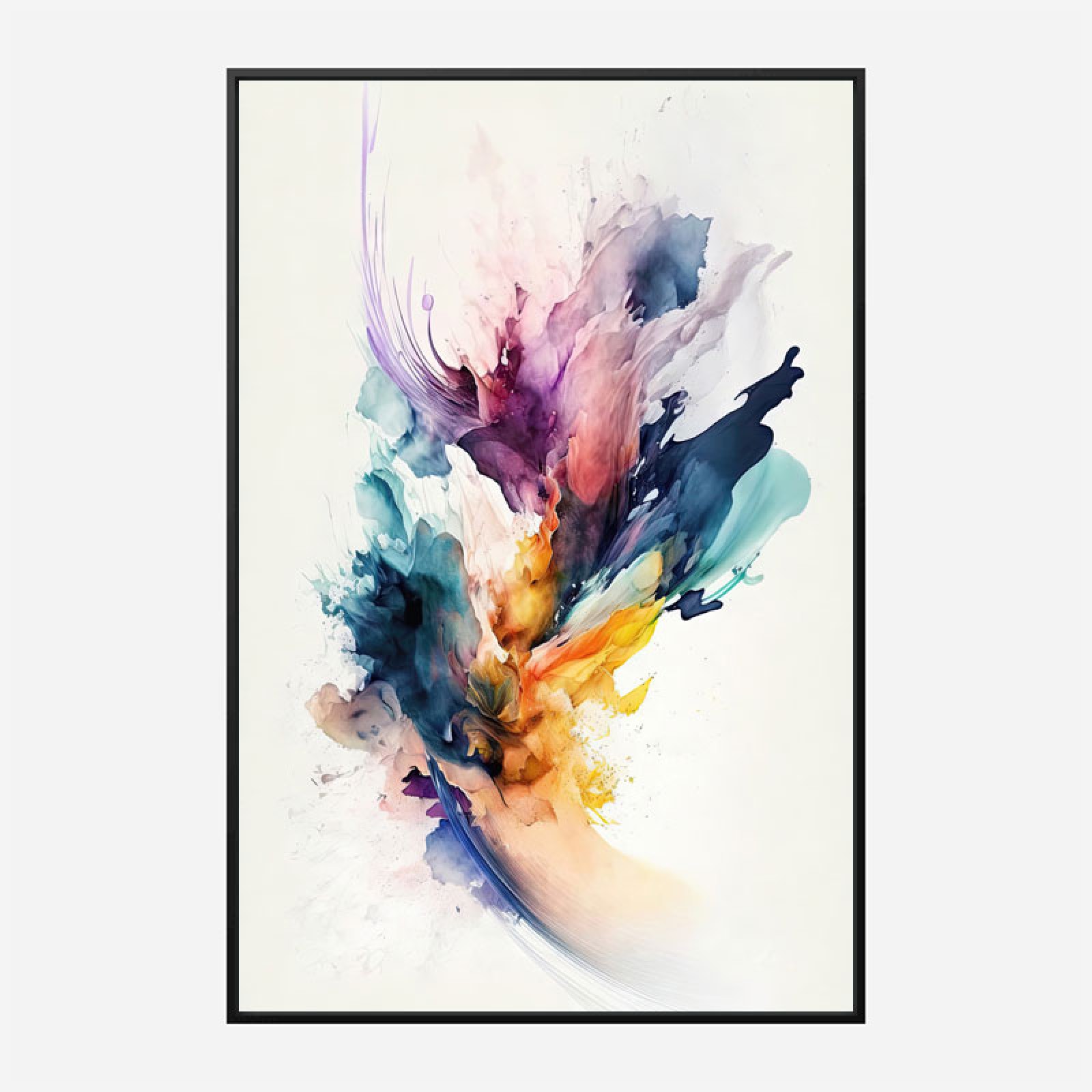 Ink Splash Abstract 28 Art Print