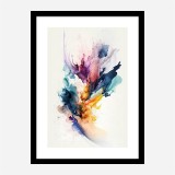 Ink Splash Abstract 28 Art Print