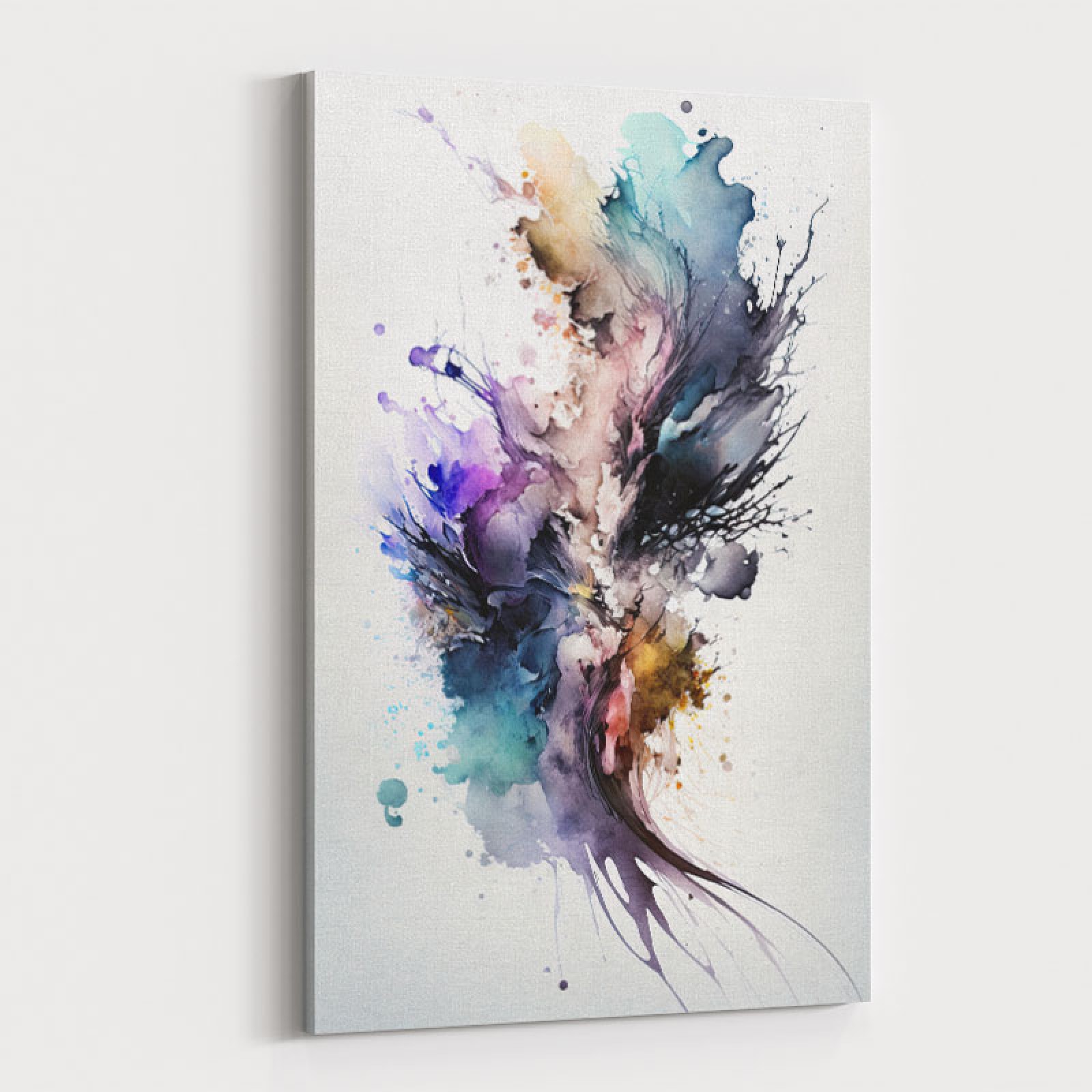 Ink Splash Abstract 29 Art Print