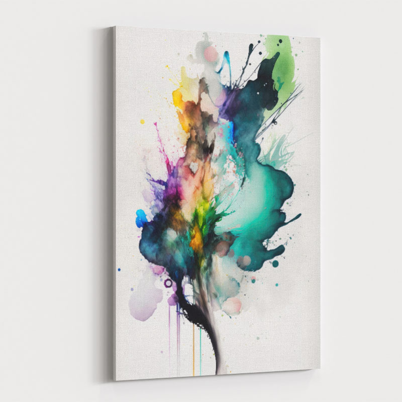Ink Splash Abstract 31 Art Print