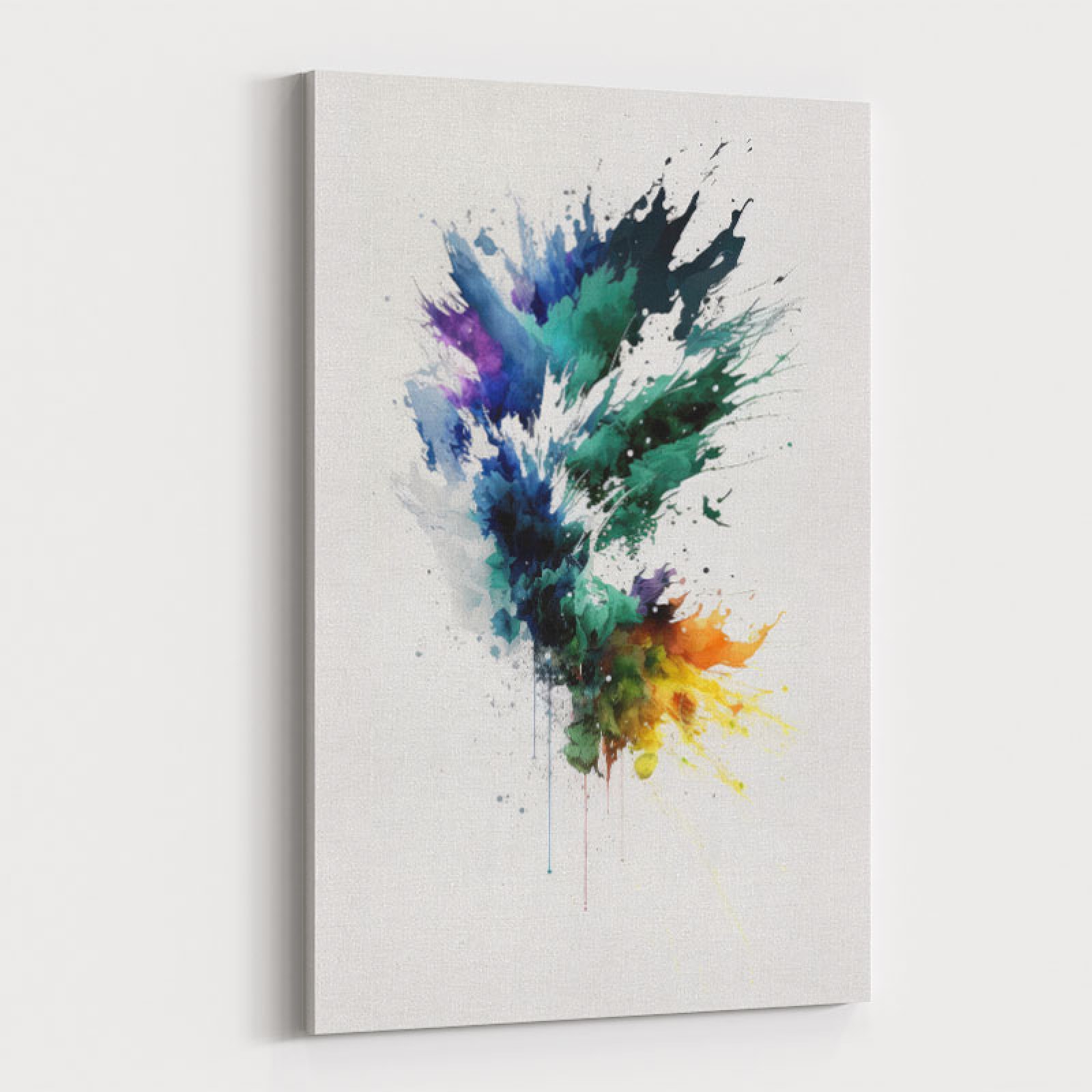 Ink Splash Abstract 32 Art Print