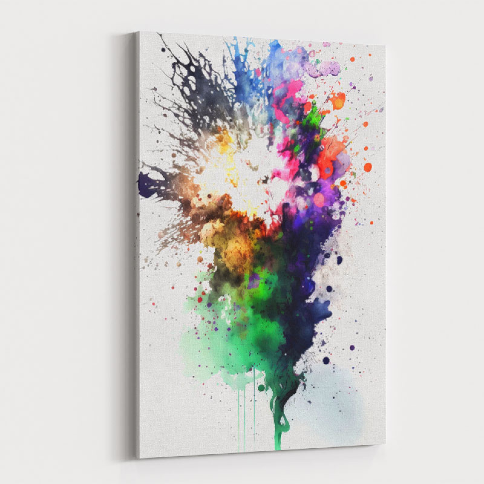 Ink Splash Abstract 24 Art Print