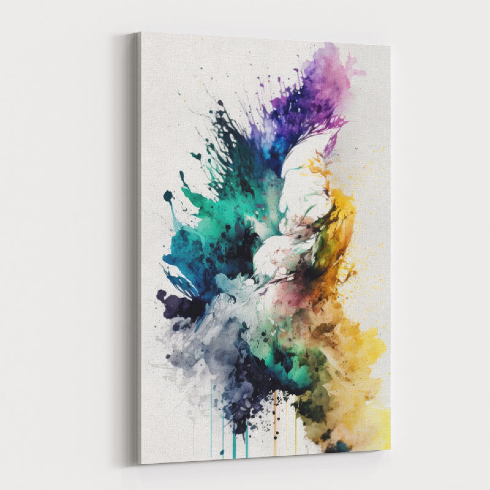 Ink Splash Abstract 35 Art Print