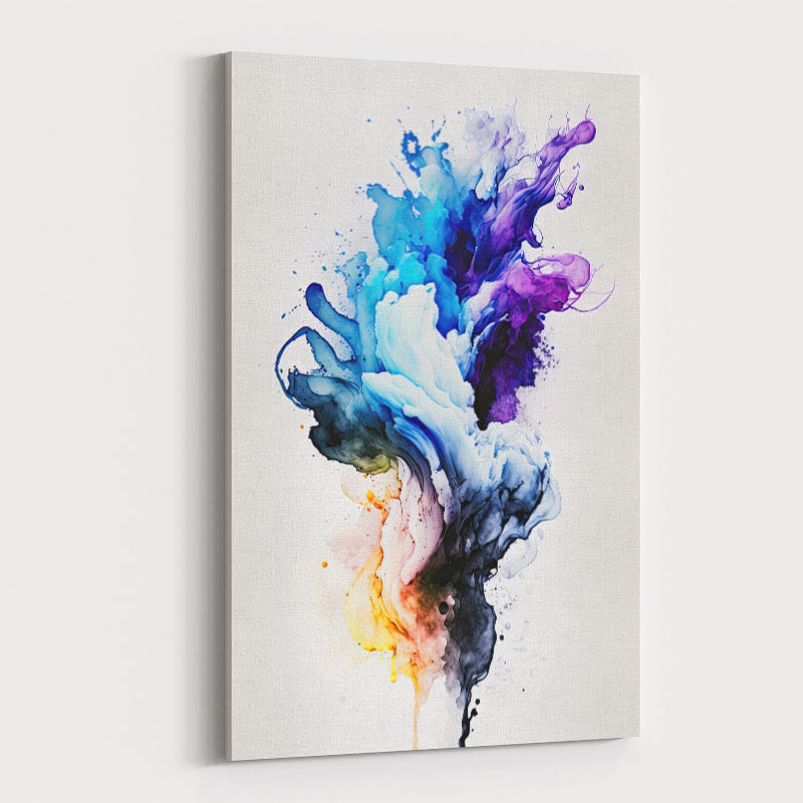 Ink Splash Abstract 36 Art Print