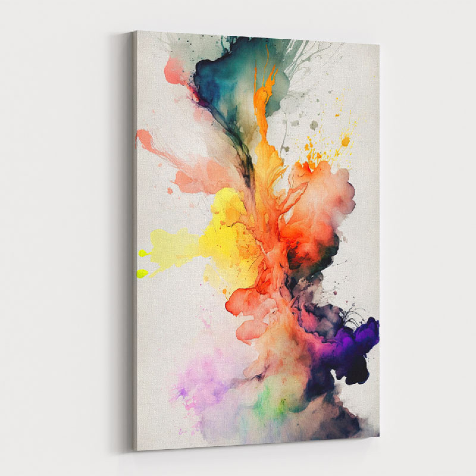 Ink Splash Abstract 38 Art Print