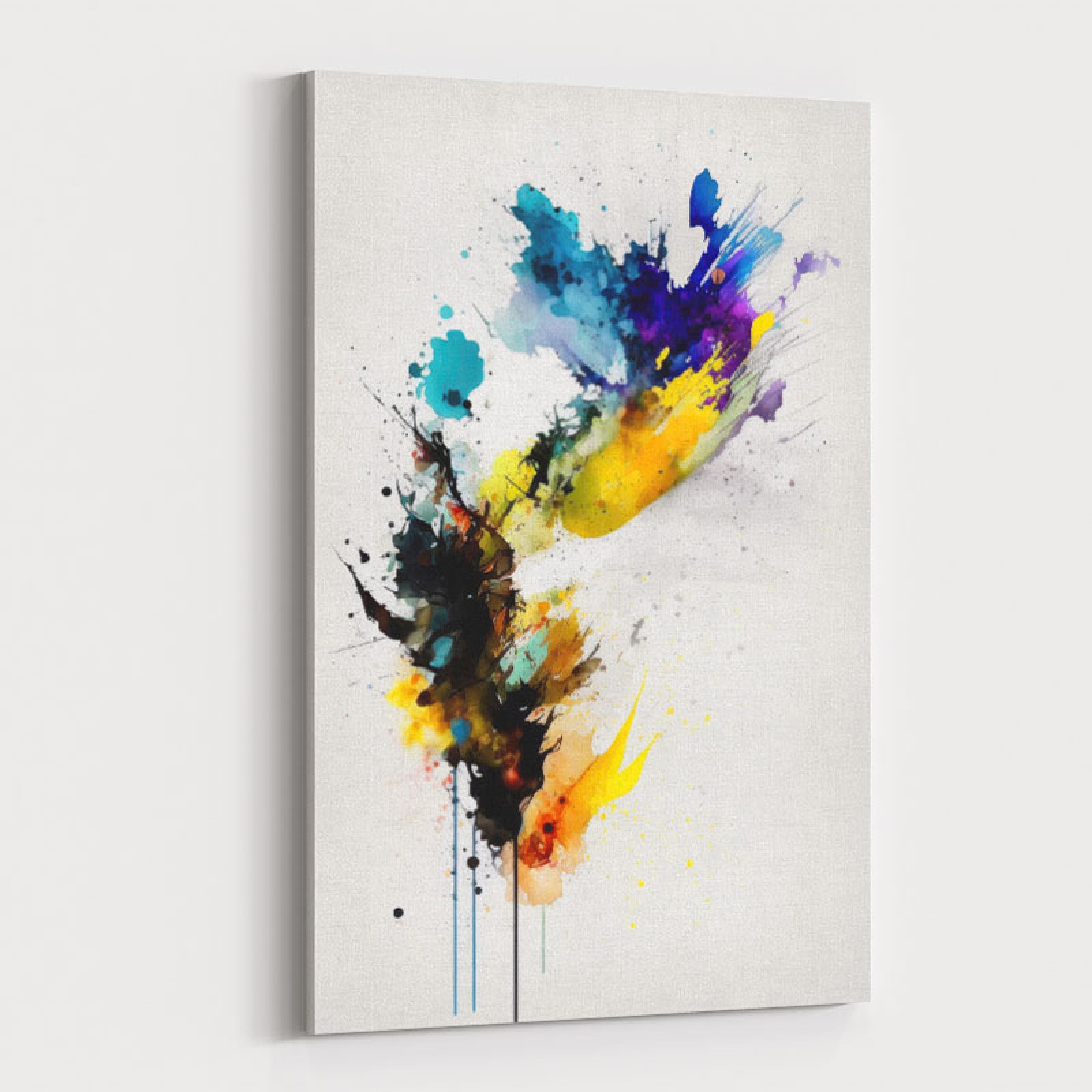 Ink Splash Abstract 42 Art Print