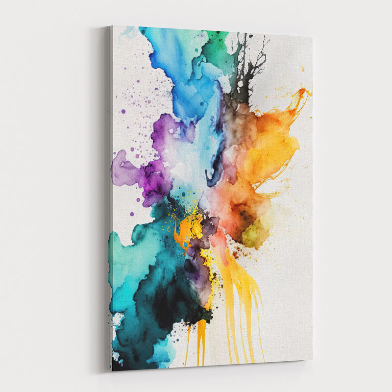 Ink Splash Abstract 43 Art Print