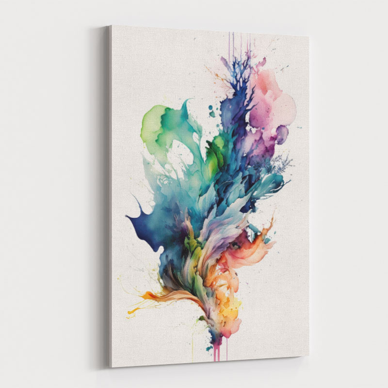 Ink Splash Abstract 46 Art Print