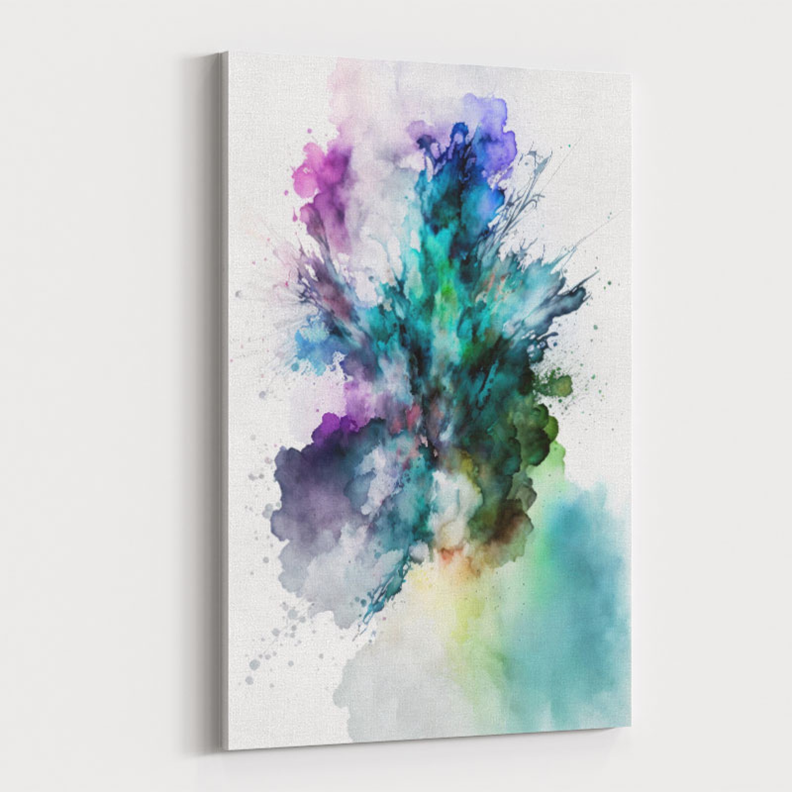 Ink Splash Abstract 47 Art Print
