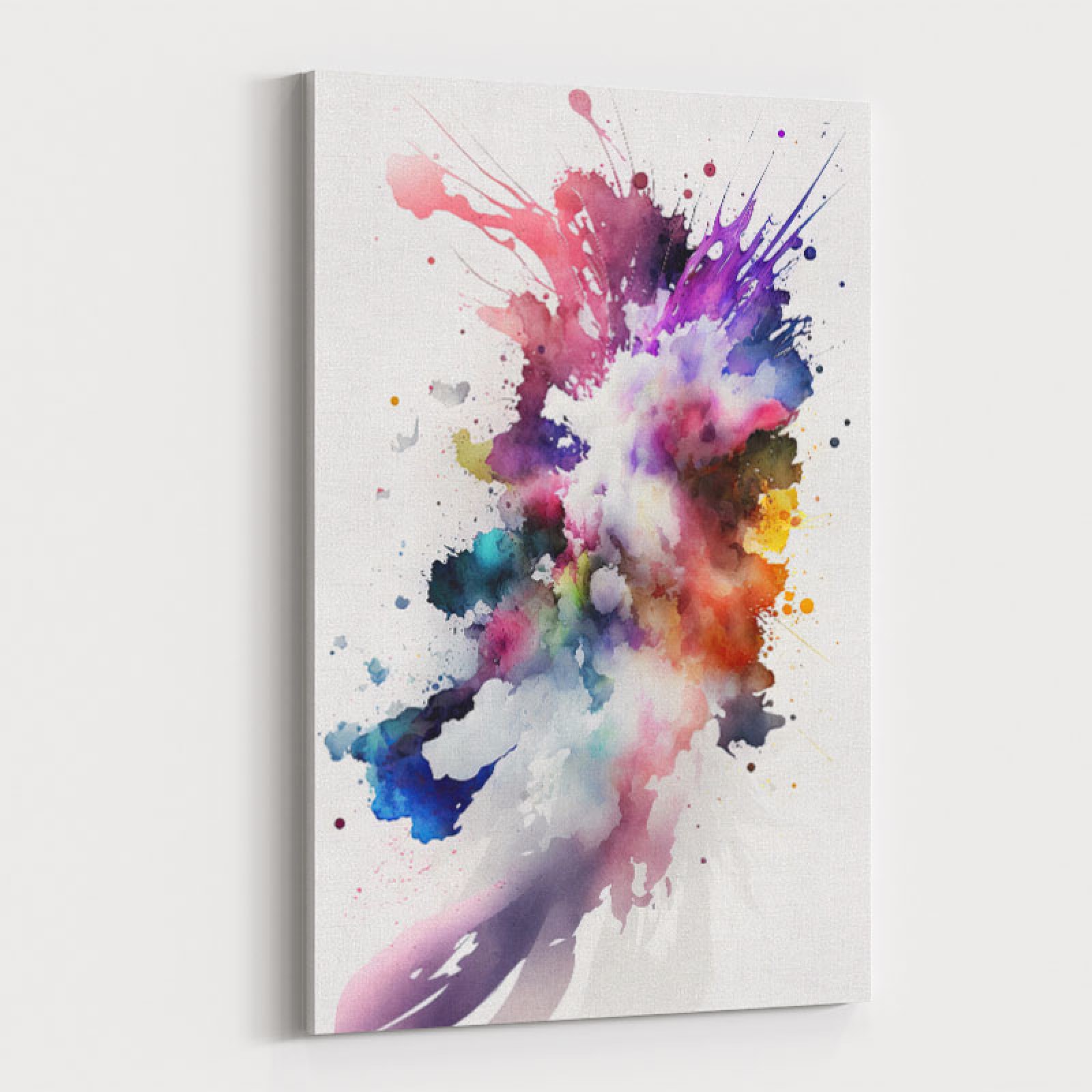Ink Splash Abstract 48 Art Print