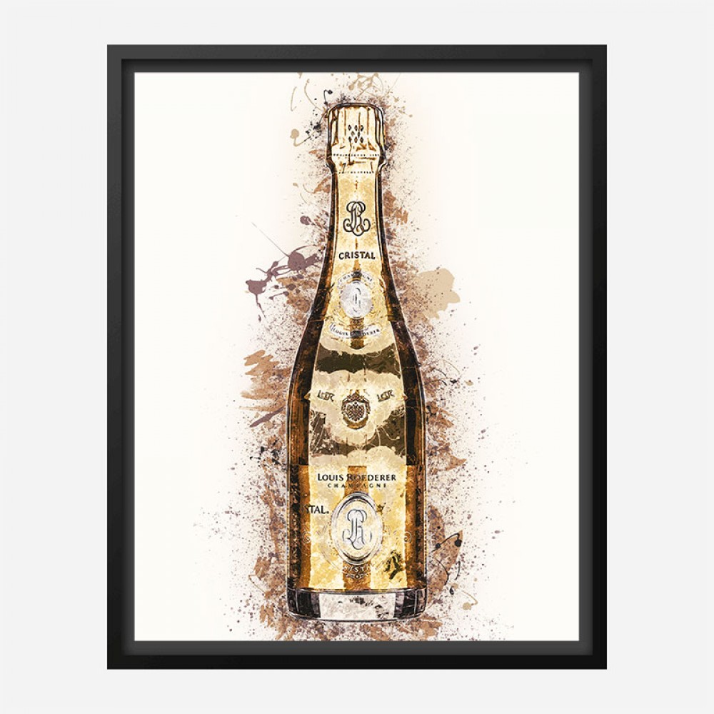 Cristal Champagne Art Print