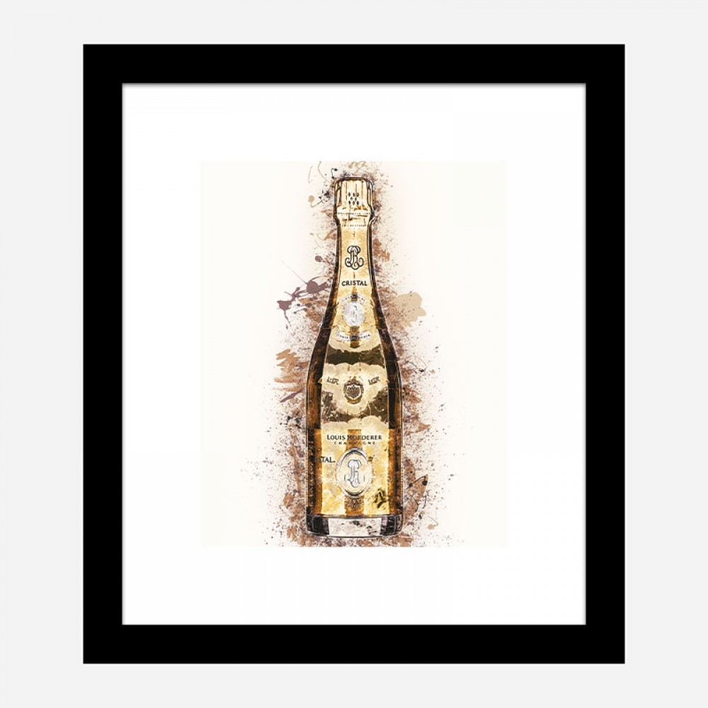 Cristal Champagne Art Print