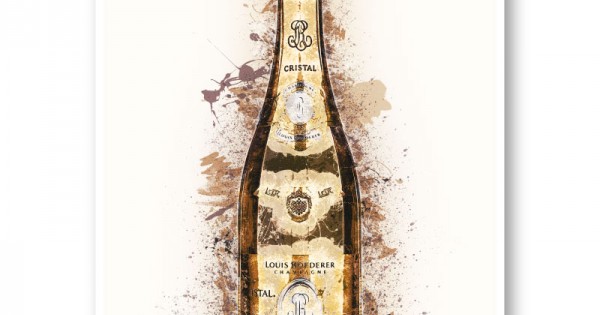 Cristal Champagne Art Print