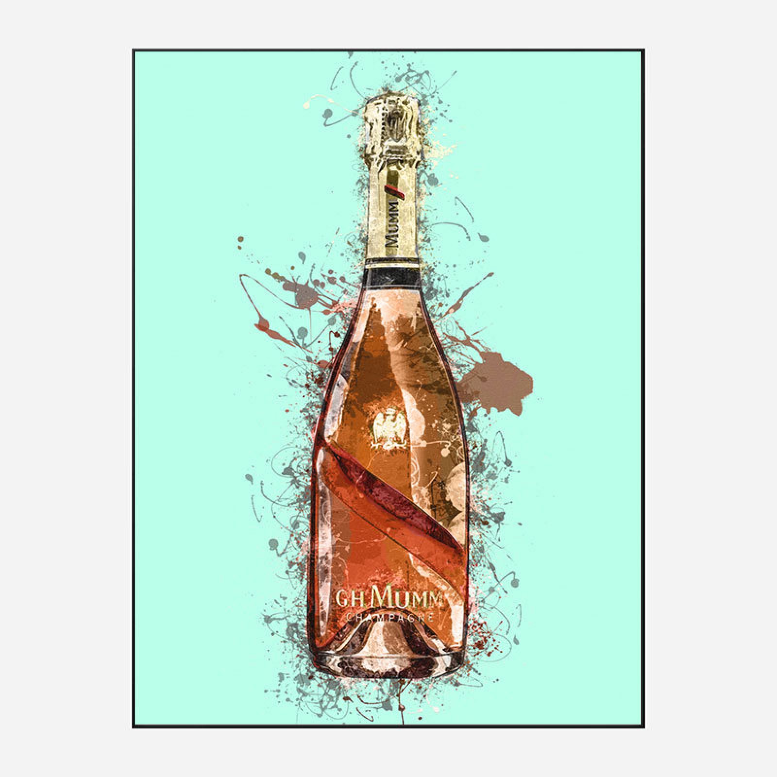 G. H. Mumm Champagne Splash Art Print