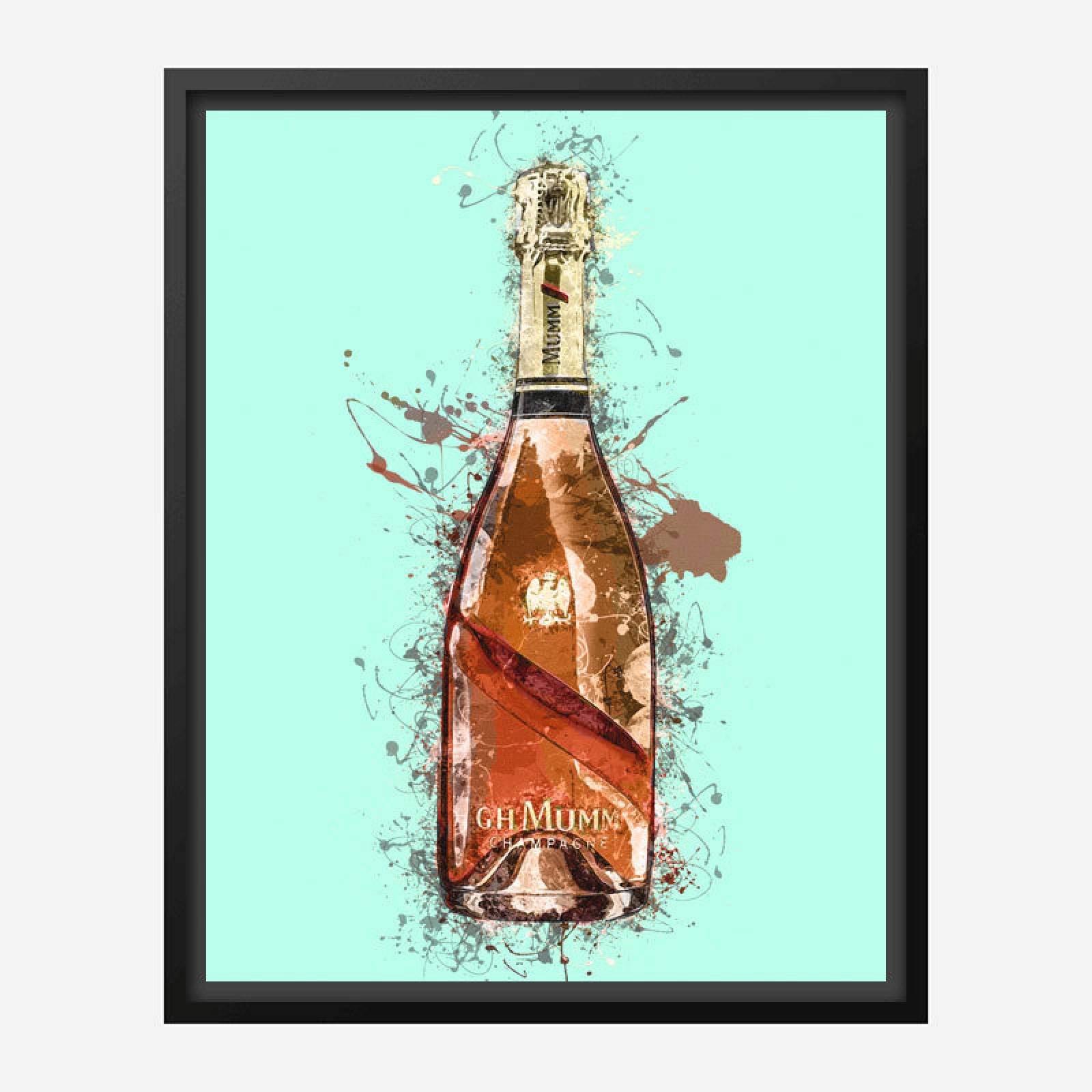 G. H. Mumm Champagne Splash Art Print