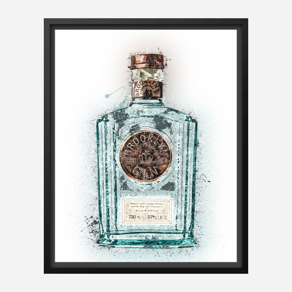 Brooklyn Gin Art Print