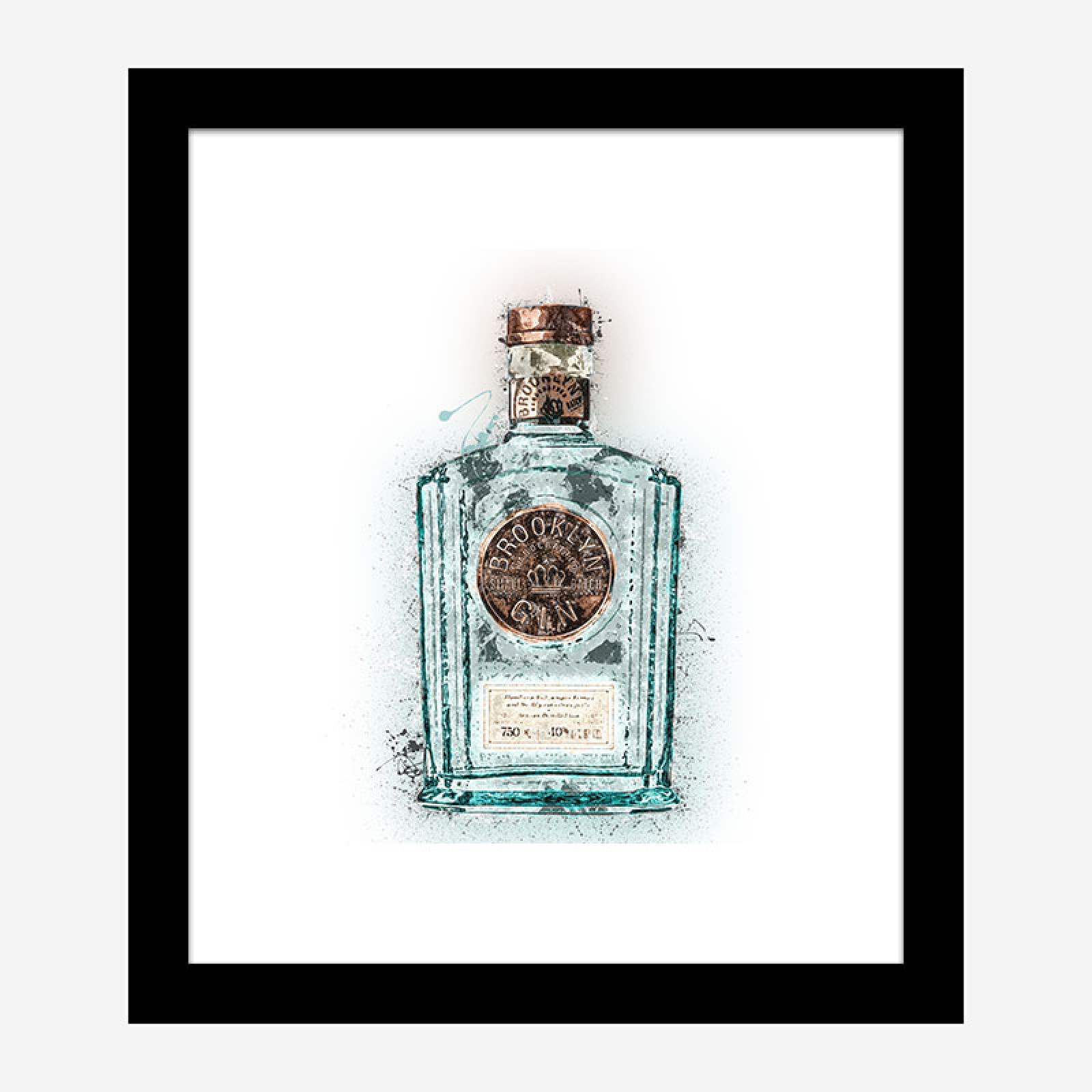 Brooklyn Gin Art Print