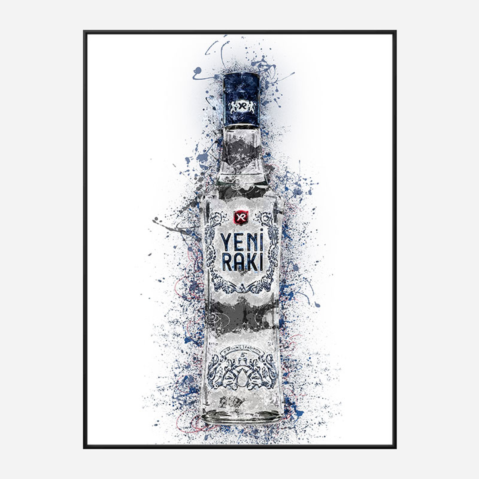 Raki Abstract Art Print