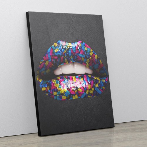 Artwork featuring a Lip theme