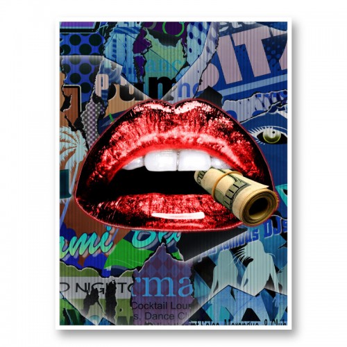 Artwork featuring a Lip theme