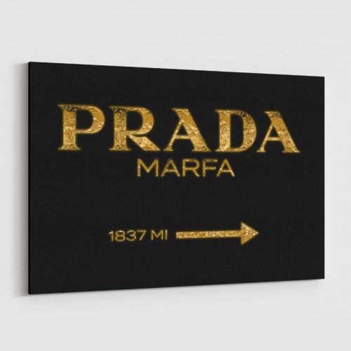 Prada Marfa Sign Wall Art