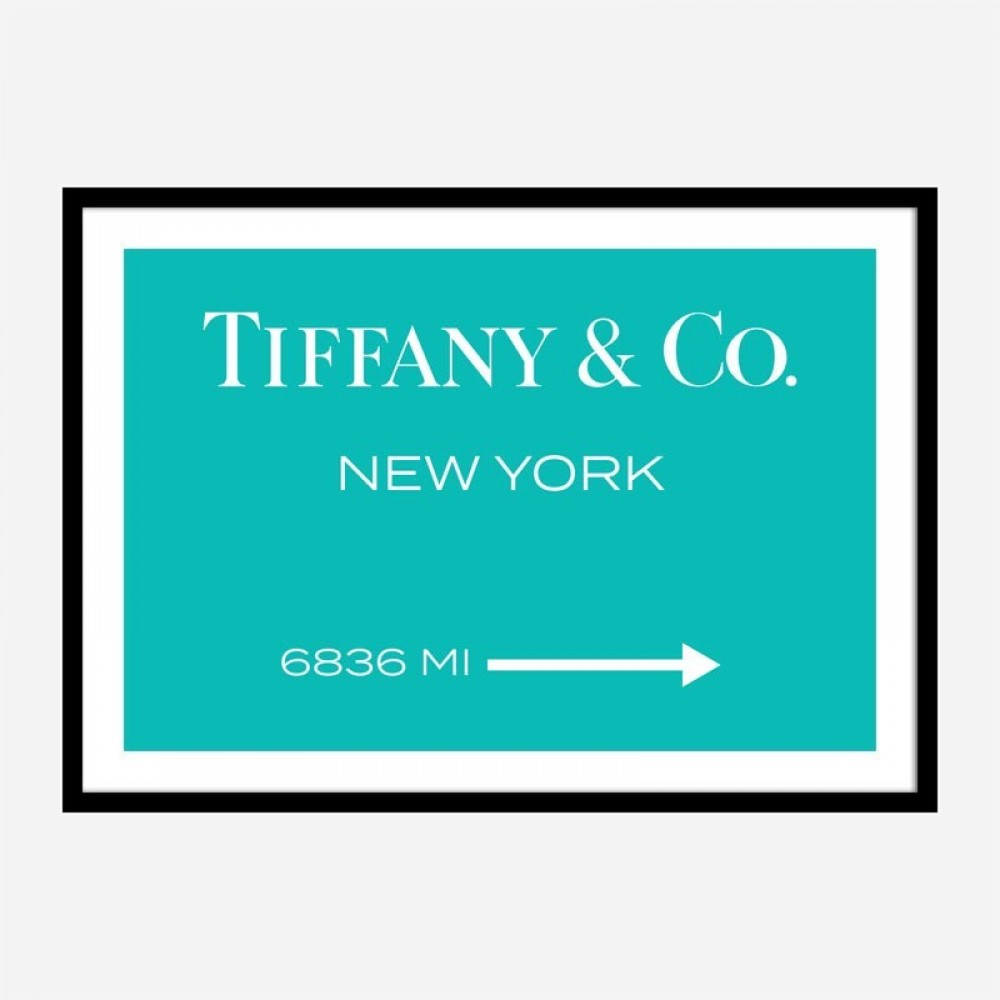 Tiffany & Co. Sign Wall Art