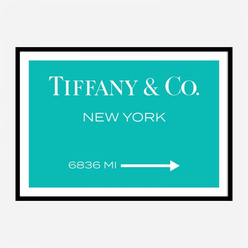 Tiffany & Co. Sign Wall Art