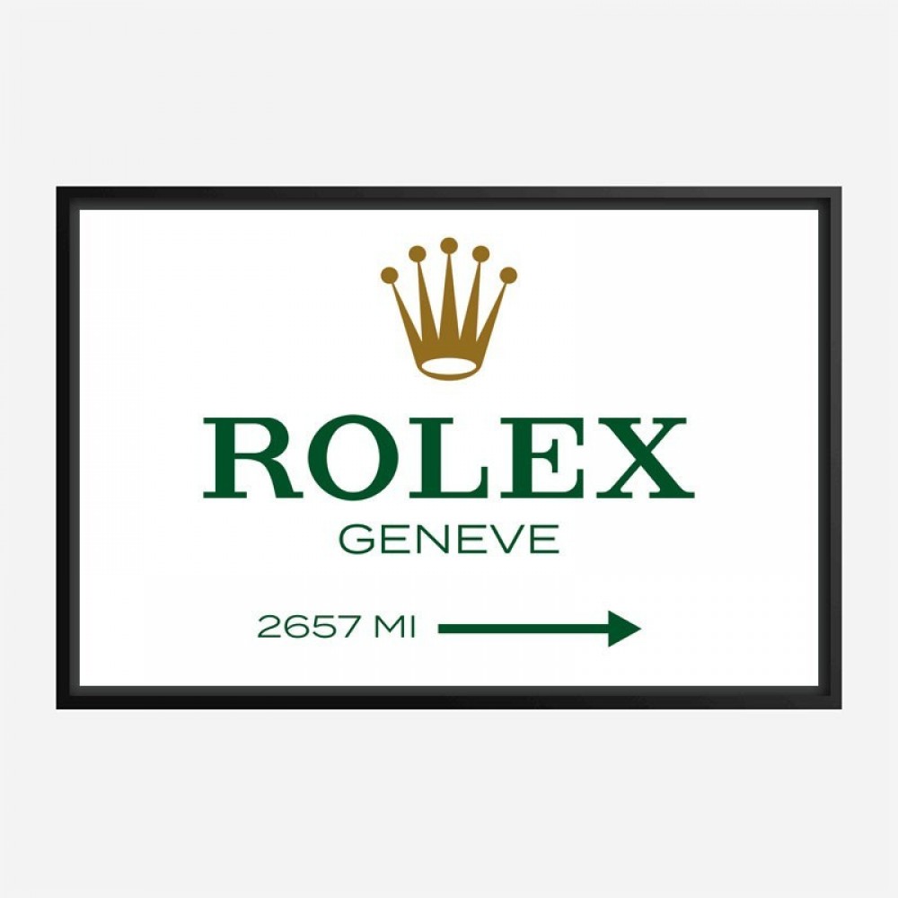 Rolex Sign Wall Art