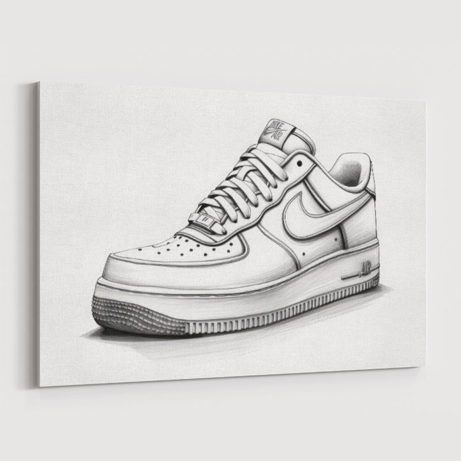 Air Force 1 Sneakers Graffiti Style 3 Wall Art