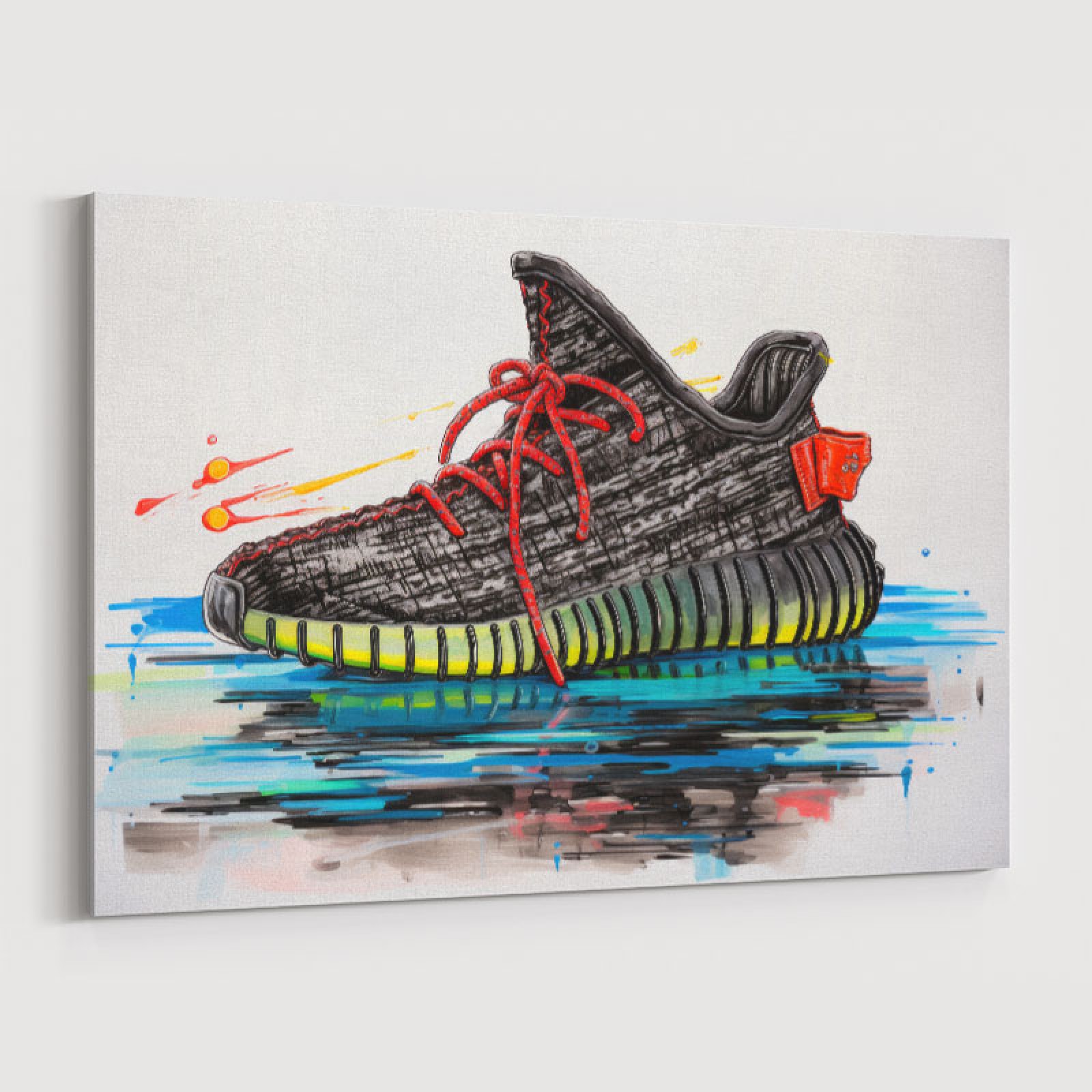 Yeezy Boost 350 Sneakers Wall Art