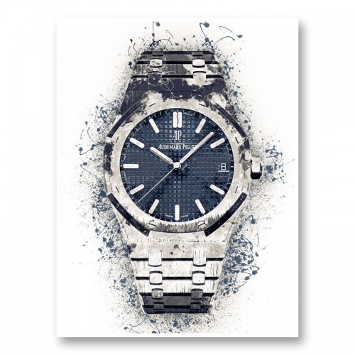 Richard Mille McLaren RM50 Watch Abstract Art Print