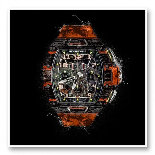 Richard Mille Watch Abstract Art Print