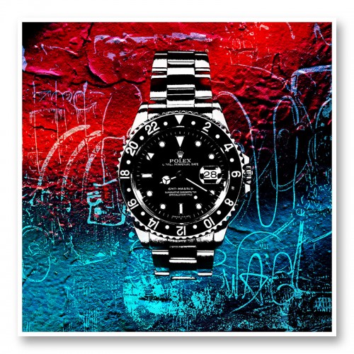 Rolex Daytona Abstract Art Print
