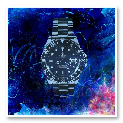 Rolex Daytona Abstract Art Print