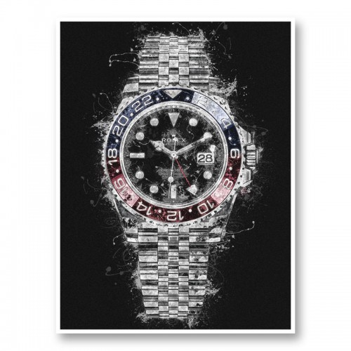 Rolex Gold Logo Wall Art