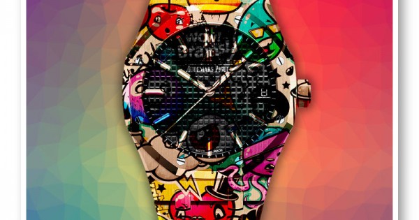 AP Royal Graffiti Rainbow Wall Art Print