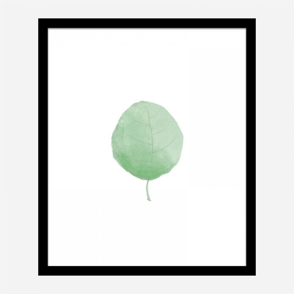 Single Leaf Wall Art Print