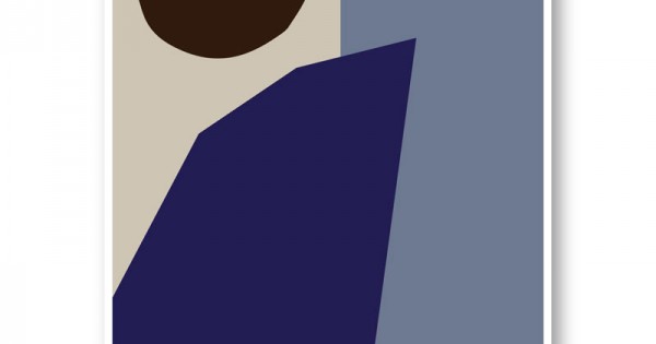 Color Blocks 02 Blue Wall Art Print